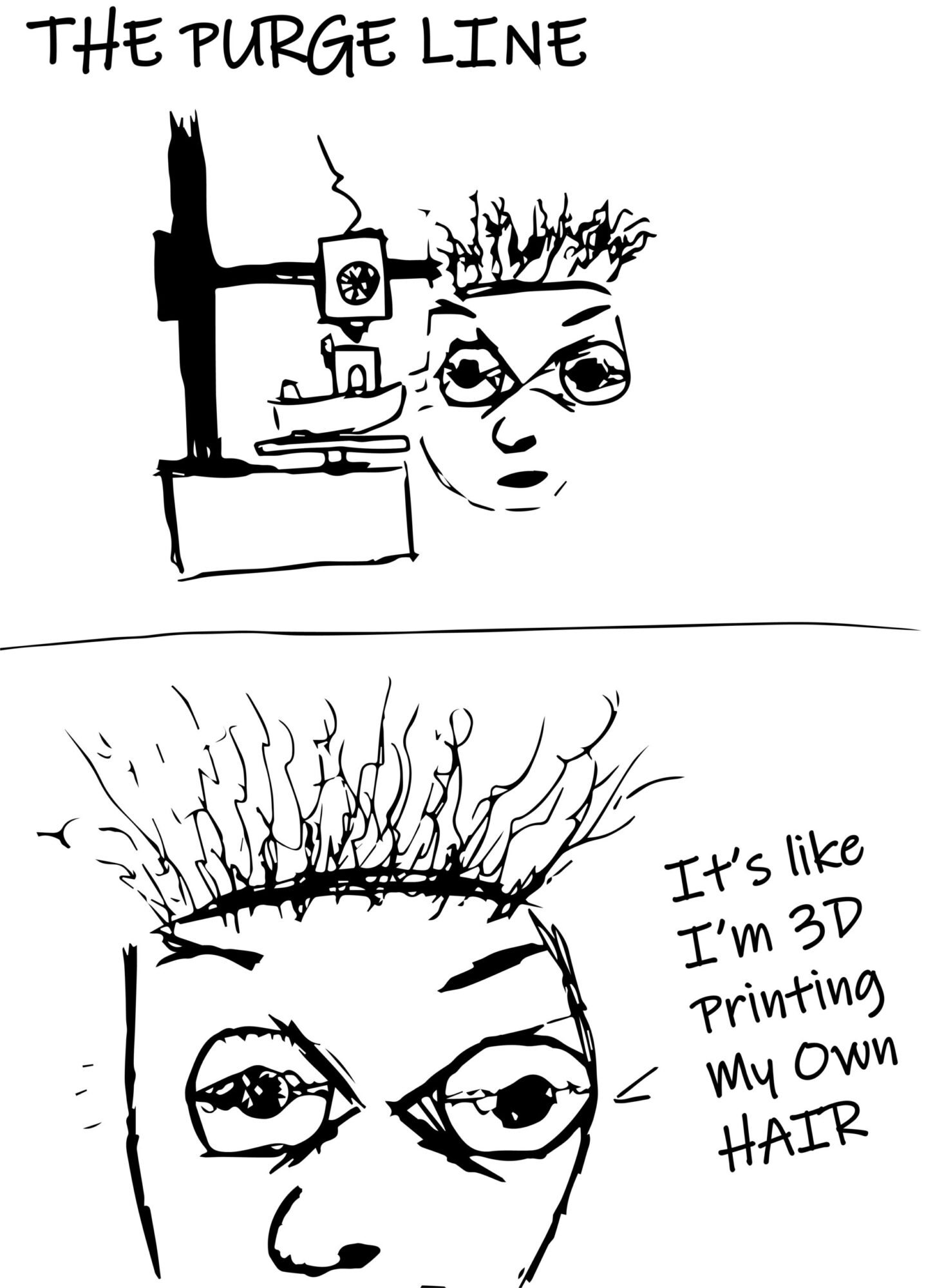 The Purge Line Comic - HomeGrown 3D